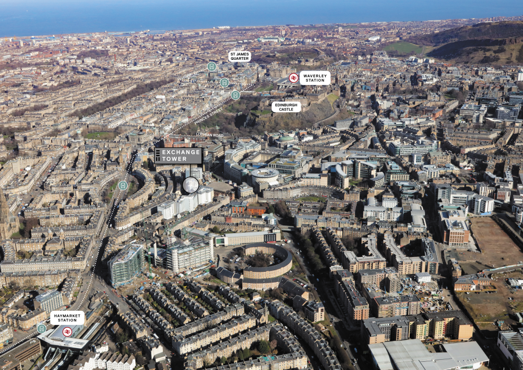 LOCATION - Exchange Tower | Canning Street | Edinburgh